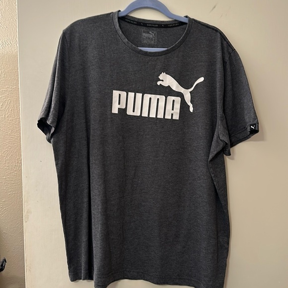 Puma | Shirts | Puma Gray Mens Tshirt | Poshmark